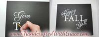 DIY Double-Sided Table Sign » Handcrafted With Grace