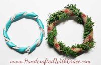 Super Easy Memory Wreath Christmas Ornament DIY » Handcrafted With Grace